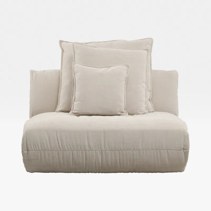 Shop AURORA armless modular chair white Online | 1000049 | United...