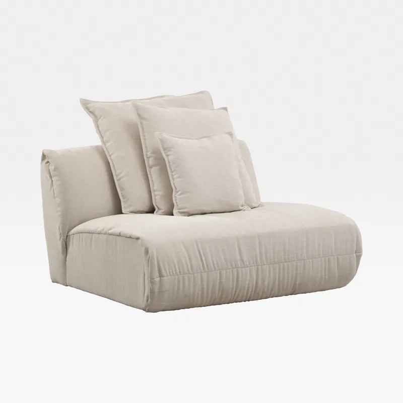 Shop AURORA armless modular chair white Online | 1000049 | United...